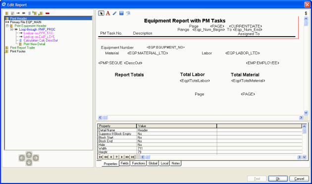 COGZ Maintenance Management Software Report Writer Manual